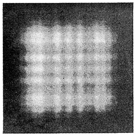 Experimentally Produced Fresnel Diffraction Pattern For A Small Square