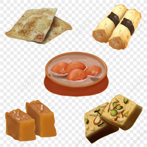 인도 달콤한 찹쌀 볼과 돼지 일러스트 고기 치실 롤디저트전통 음식 Png 일러스트 무료 다운로드 Lovepik