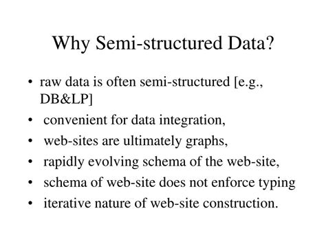 Ppt Putting Semi Structured Data To Practice Powerpoint Presentation Id1018821