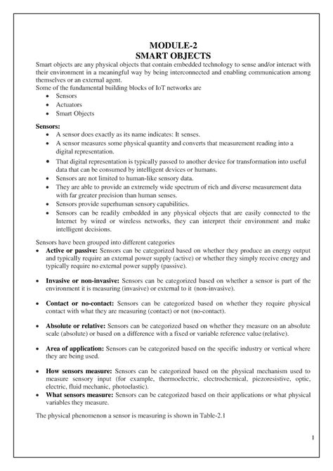 Module 2 Internet Of Technology Notes In Bsc Computer Science And
