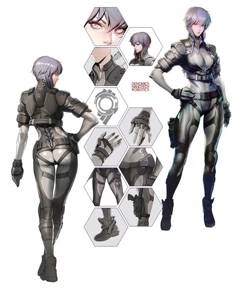Kusanagi Motoko Ghost In The Shell Danbooru