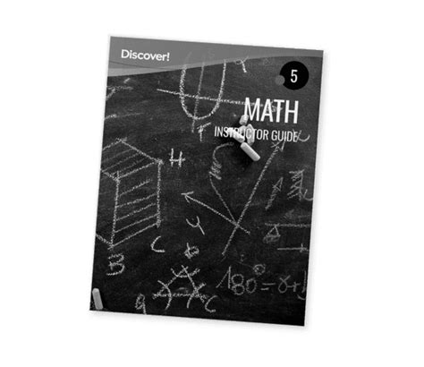 Discover Math 5 Instructor Guide Discover K 8 Educational Curriculum