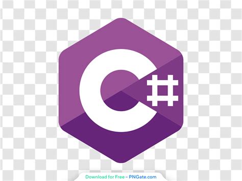 C Programming Language Purple Hexagon Symbol Free Png Pngate