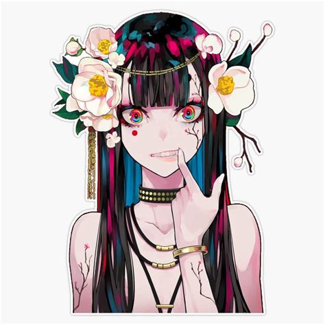 Sexy Anime Vampire Girl Sticker Vinyl Waterproof Sticker Decal Car Laptop Wall