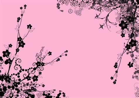 Black And Light Pink Wallpaper