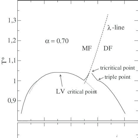 The Phase Diagram Of A Binary Symmetric Mixture As Defined In The Download Scientific Diagram