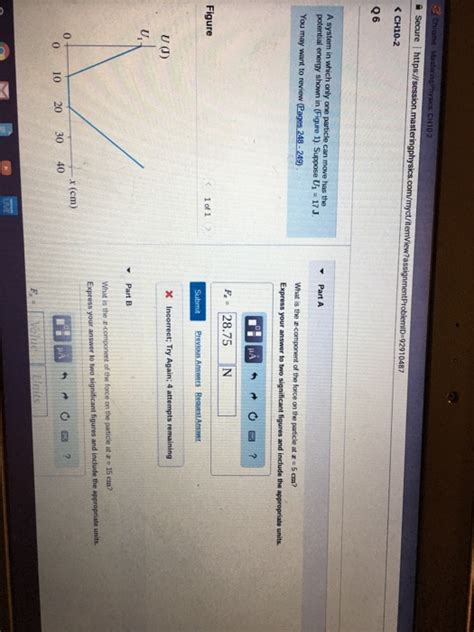 Solved A System In Which Only One Particle Can Move Has The