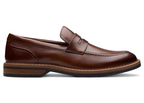 Clarks Aldwin Step Mid Tan Leather Mens 26178430 Us