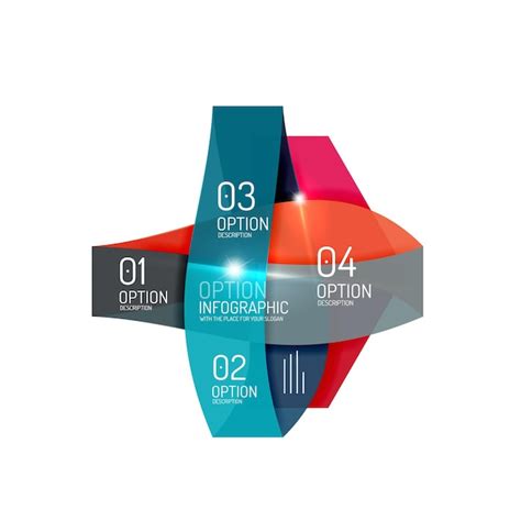 Premium Vector Vector Geometric Abstract Background Template For Infographics