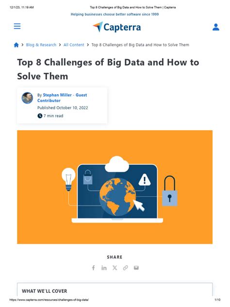 Top 8 Challenges Of Big Data And How To Solve Them Capterra By Qual