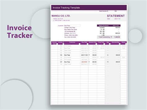 Sample Invoice Template Excel