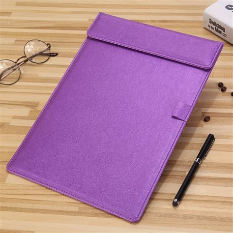 A4 Paper Pu Leather Manager Folder File Nursing Cl Grandado