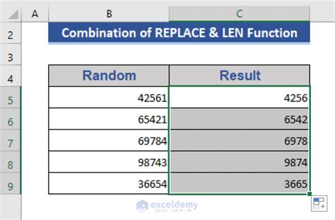 How To Remove Last Digit In Excel 6 Quick Methods Exceldemy