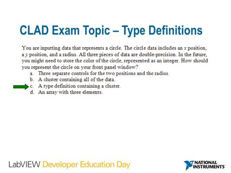 Ppt Preparing For The Certified Labview Associate Clad Exam Powerpoint Presentation Id4232615