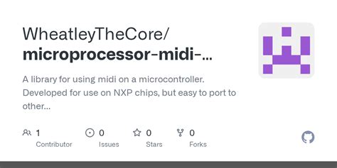Github Wheatleythecoremicroprocessor Midi Library A Library For
