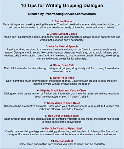 Writing Tips For Dialogue At Nadine Boeding Blog