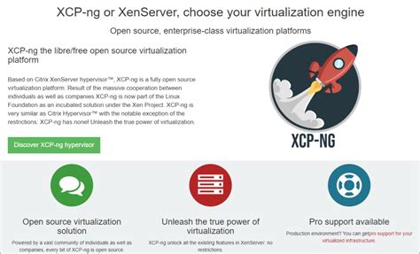 xcp ng virtualization platform with management by xen orchestra esx