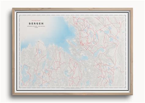 Fjellkart Bergen Dapa Maps