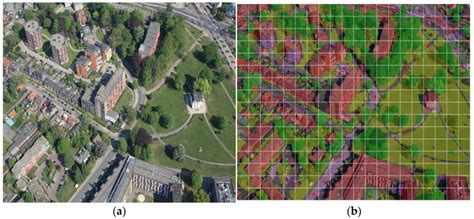 Uav Aerial Region Map And Processed Semantic Segmentation Map A Uav Download Scientific