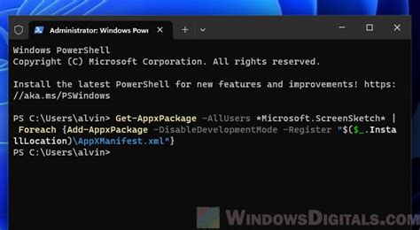 Install Or Uninstall Windows 11 Snipping Tool Via Powershell