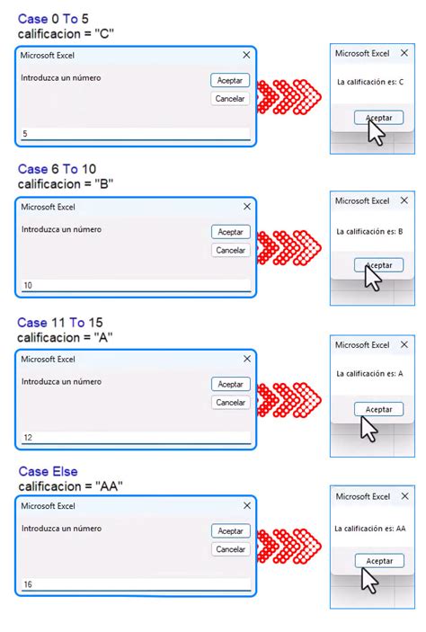 Curso De Vba Macros Excel Ejercicios Con La Instrucción Select Case