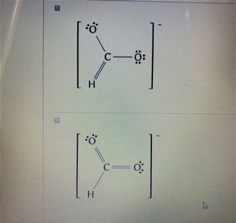 Solved Which Of The Following Are The Correct Resonance