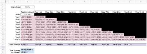 Compound Interest Investing Spreadsheet How Money Grows