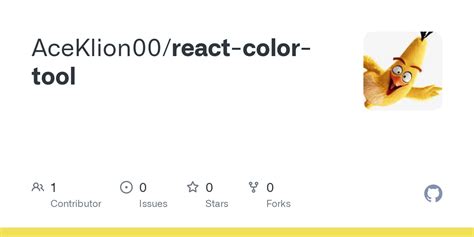 GitHub Aceklion00 React Color Tool