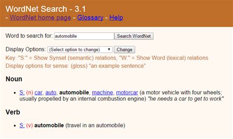 Db Query Expansion With Wordnet