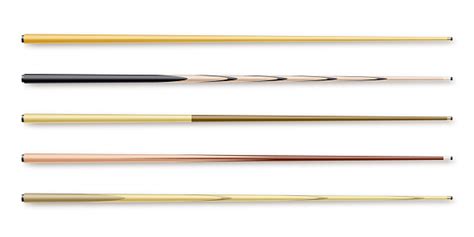 흰색 배경에 고립 된 다양한 나무 당구 단서 스누커 스포츠 장비 빈티지 풀 큐 활동적인 레크리에이션 및 엔터테인먼트 벡터 일러스트레이션 0명에 대한 스톡 벡터 아트 및 기타