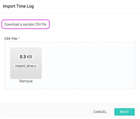 Importing Time From Csv