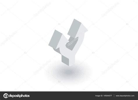 Junction Separation Icon Stock Vector Image By R Hilch