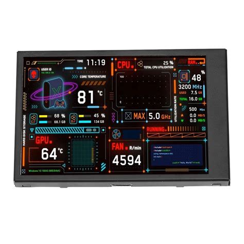 IPS USB MINI EKRAN AIDA PC CPU RAM MONITOR Sklep Opinie Cena W Allegro Pl