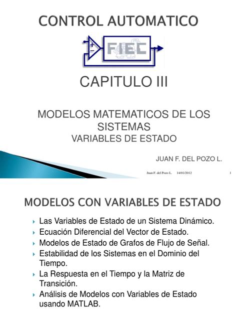 Modelos Matematicos De Los Sistemas De Variables De Estado Descargar Modelos Matematicos De Los Sistemas De Variables De Estado Descargar