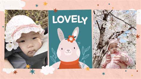 돌잔치 성장 영상 템플릿 제작24시간 작업 크몽