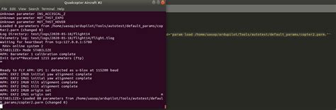 M Cmd Param Load Home User Ardupilot Tools Autotest Custom Parm Showing Unknown Params