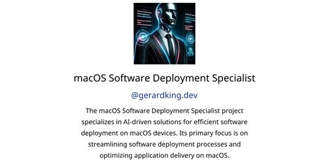 Macos Software Deployment Specialist Gpts Features And Functions Examples And Prompts Gpt Store