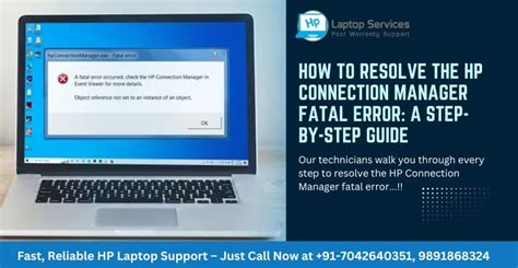 Fixing Hp Connection Manager Fatal Error Step By Step Guide
