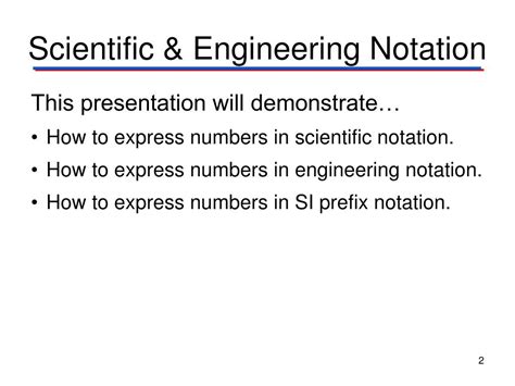 Ppt Scientific And Engineering Notation Powerpoint Presentation Id