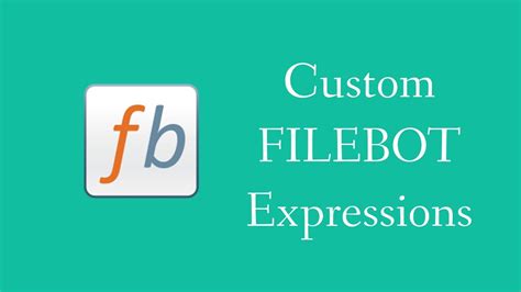Filebot Update With Custom Expressions YouTube