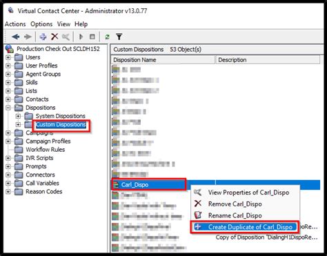 Administrator Duplicating Objects