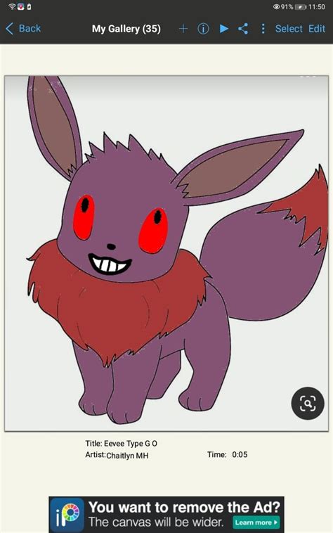 Eevee Type Ghost Scary Pokemon Eevee Pokemon