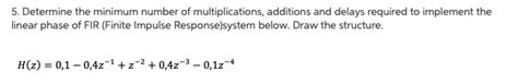 Solved 5 Determine The Minimum Number Of Multiplications