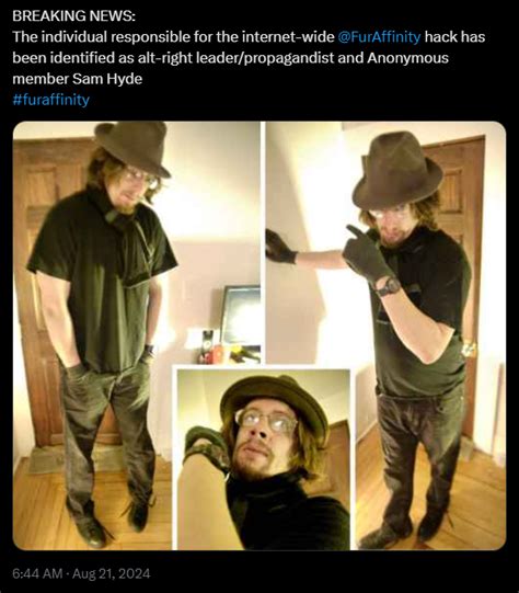 Furaffinity Hacker Revealed As Sam Hyde Sam Hyde Know Your Meme