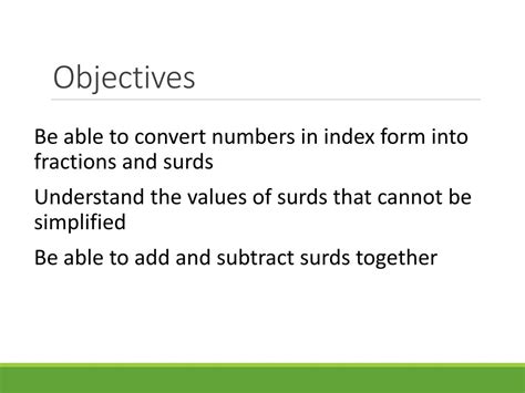 PPT Adding And Subtracting Surds PowerPoint Presentation Free Download ID