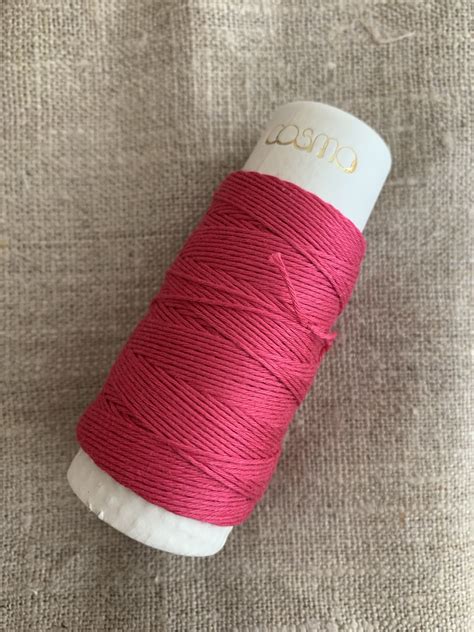 Cosmo Lecien Hidamari Sashiko Thread Col 8 Sashiko Thread Fuchsia