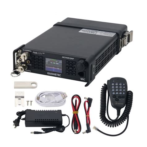 Hamgeek Pmr 171 100khz 2ghz 20w Tactical Radio Sdr Transceiver Vhf Uhf Hf Cw Am Compass Module