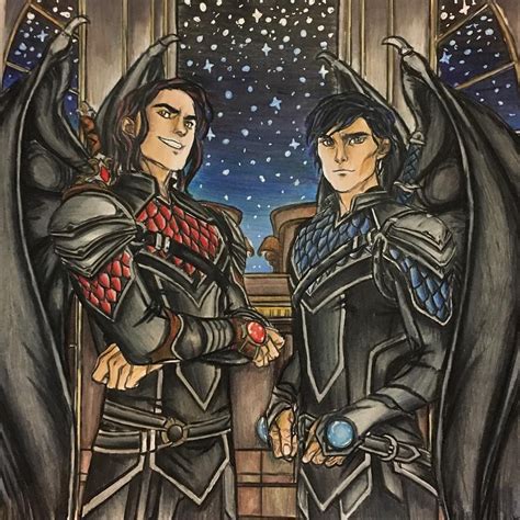 Another Colouring Of My Favourite Illyrians Azriel And Cassian