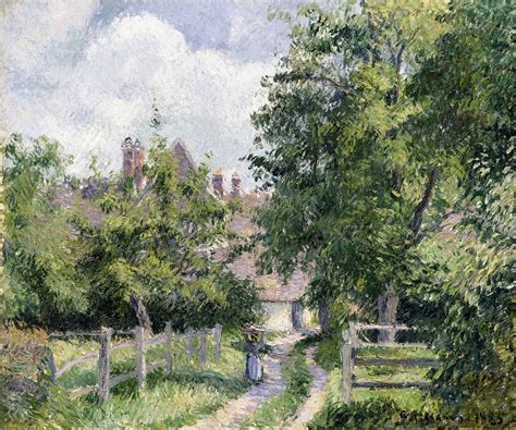 Saint Martin Near Gisors By Camille Jacob Pissarro