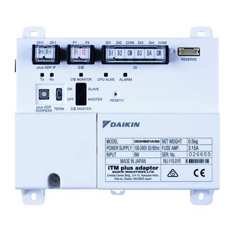Daikin Itm Plus Installation Manual Pdf Download Manualslib
